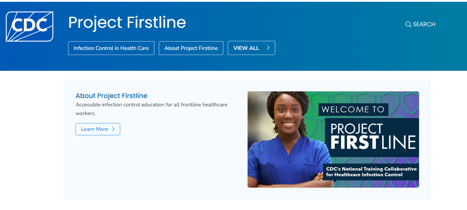 Toolkit: Project Firstline: Infection Prevention and Control Training Center | Vaccine Resource Hub